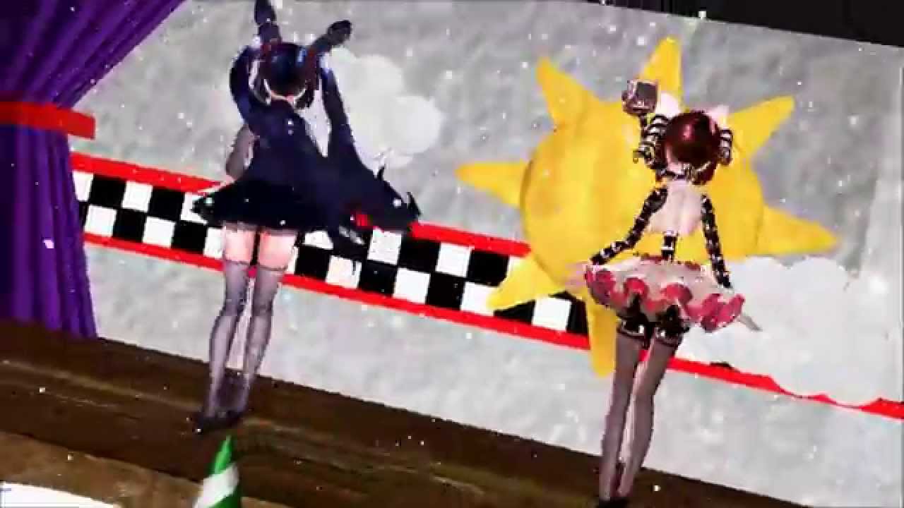 [MMD] FNAF Bonnie and Mangle (Miku&Teto) - Girls - YouTube