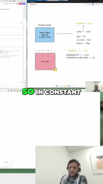 Pseudocode Unlocking the Power of Constant Variables in Programming - YouTube