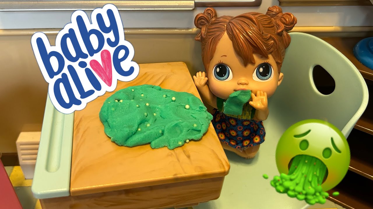 NEW Baby alive crib life doll gets Sick at school - YouTube