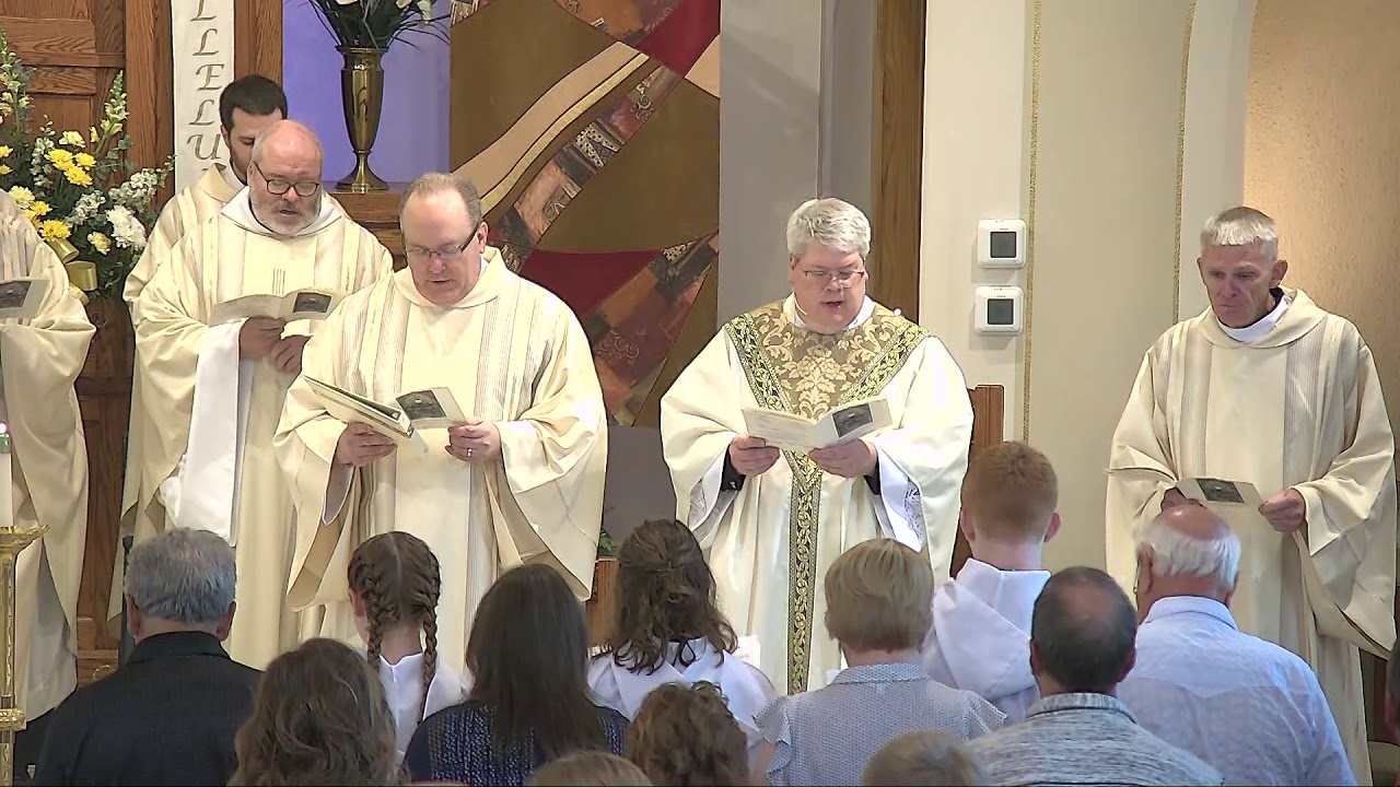 Fr Tim Pick Mass of Thanksgiving - YouTube