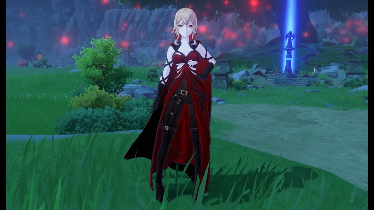 Jean's Vampire Outfit! (Genshin Impact Mod : Halloween edition) - YouTube