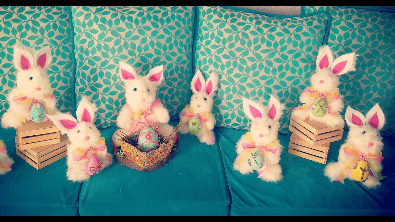 DIY Como hacer conejos para pascuas y ostara - YouTube