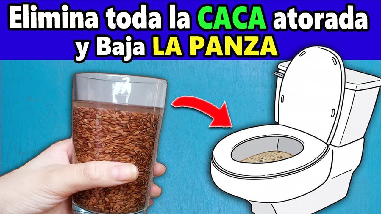 Expulsa toda esa CACA atorada en tu Barriga💩 Con esta BEBIDA secarás la ...