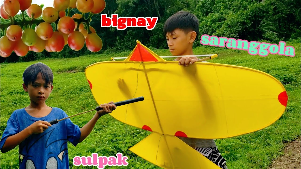 NAG PALIPAD KAME NG SARANGGOLA😱 BIGNAY BALA NG SULPAK. - YouTube