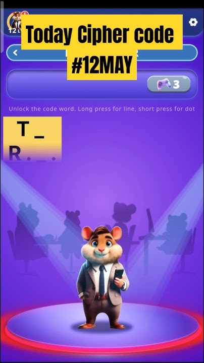 12 MAY Hamster Kombat Gamedev Heroes Daily Cipher code 12 MAY| Today CIPHER codes | cipher code ...