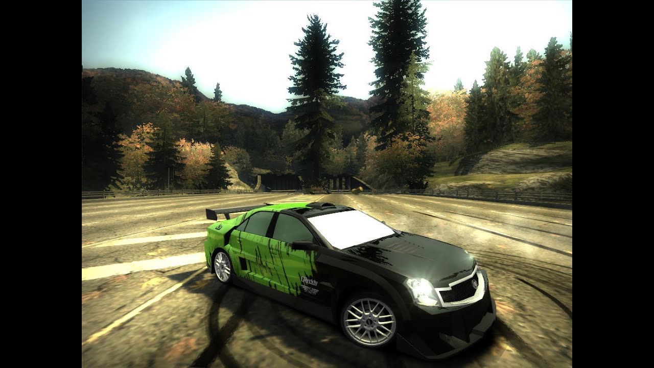 NFSMW: My Cadillac CTS design - YouTube