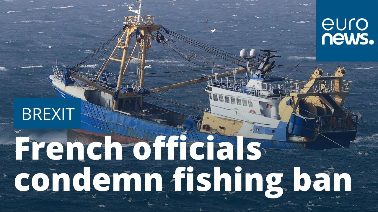 French officials condemn Guernsey fishing ban triggered by Brexit - YouTube