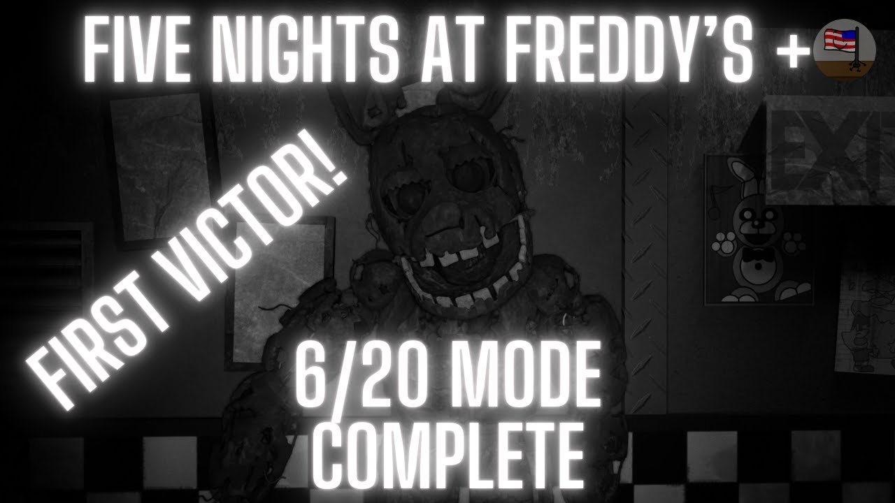 Five Nights at Freddy's + || 6/20 Mode Complete (First Victor!) [Roblox ...