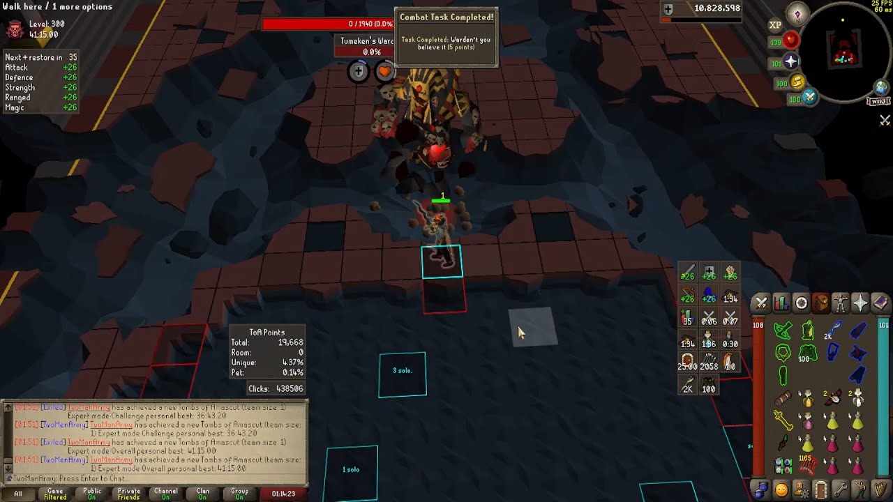 Mobile Player Tries an Solo Expert at Toa on PC (First Time Red-X and ...