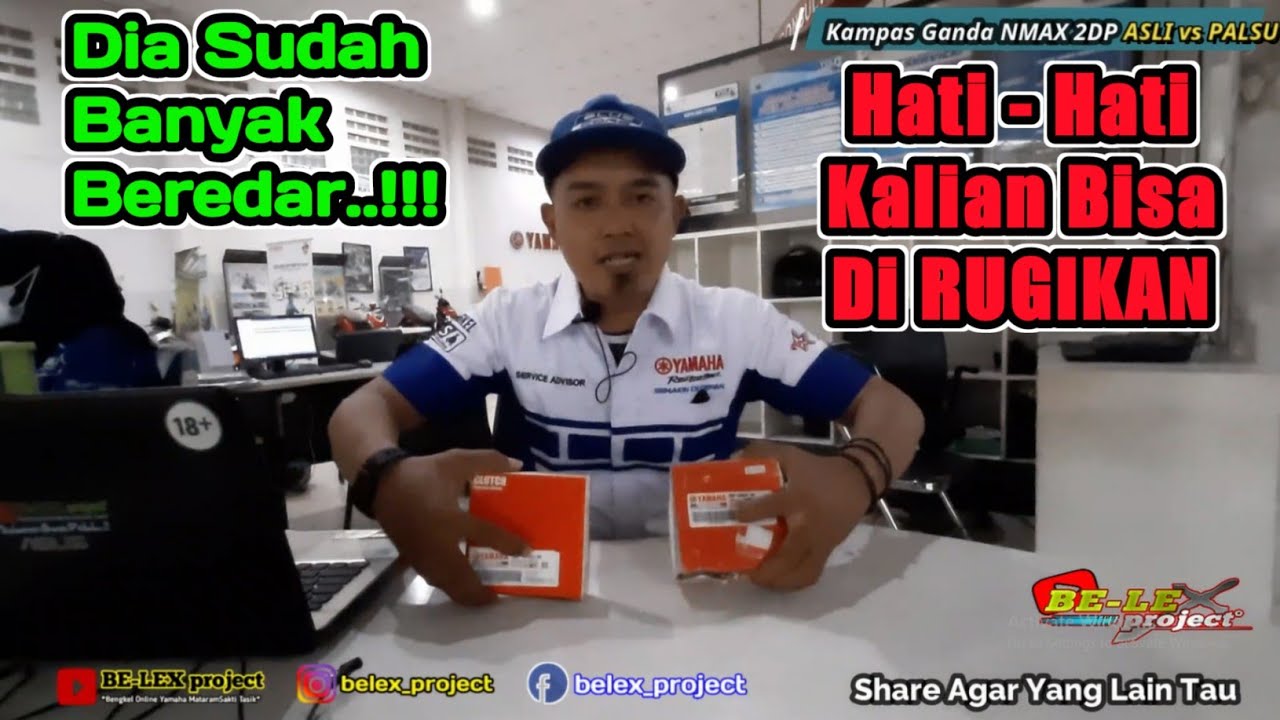 BEGINI CARA MEMBEDAKAN KAMPAS GANDA NMAX 2DP ORIGINAL DENGAN YANG PALSU ...