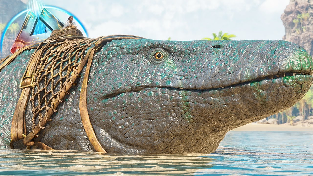 ASI ES EL NUEVO EVO MOSASAURUS EN ARK: ASCENDED - YouTube