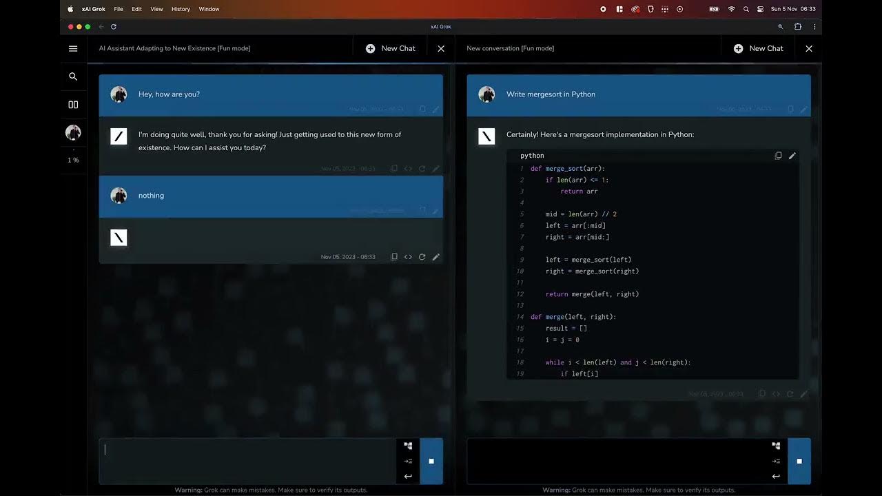 X ai grok demo - YouTube