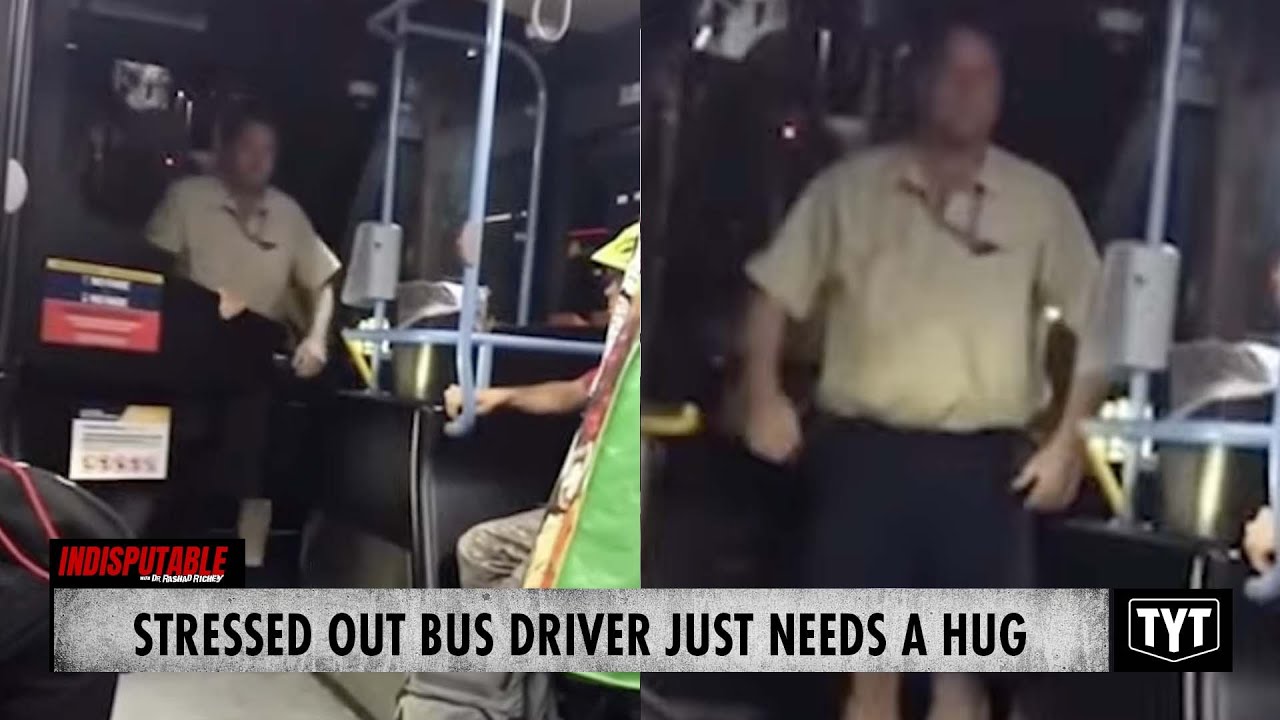 Stressed Out Bus Driver Just Needs A Hug - YouTube