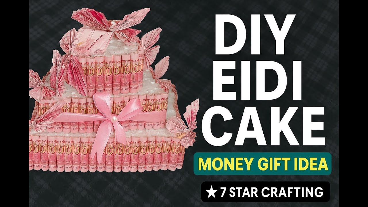 🎉 DIY Eidi Cake | Unique Money Gift Idea for Eid 2025 | Easy Eid Craft ...