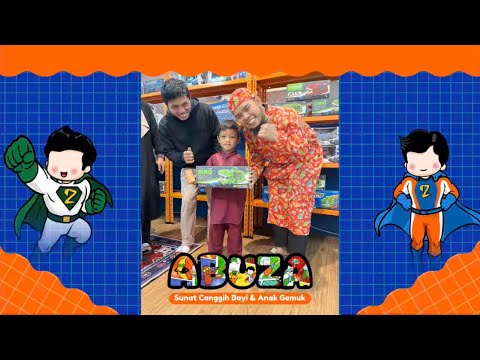 Alhamdulillah kakak HISYAM sunat bersama ABUZA
