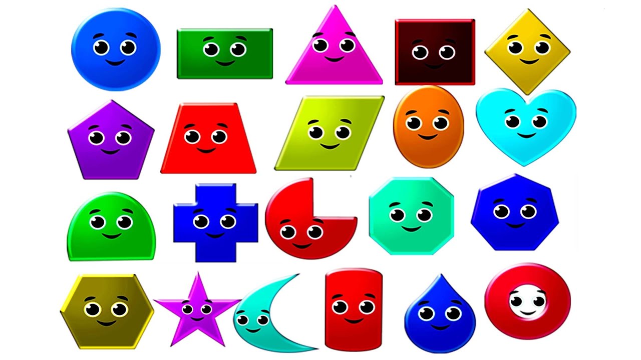 Shapes | Names of Shapes | Geometry | Shapes for Kids | Geometric ...