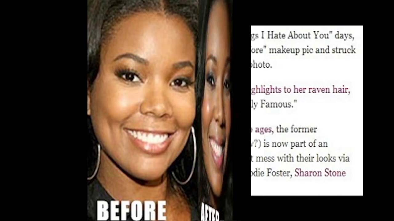 Gabrielle Union Before And After