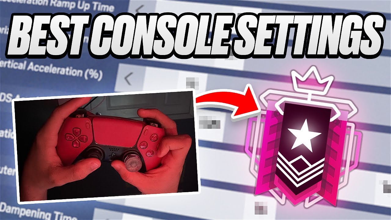 The Best *NO RECOIL* Settings & Sensitivity - Rainbow Six Siege Console ...