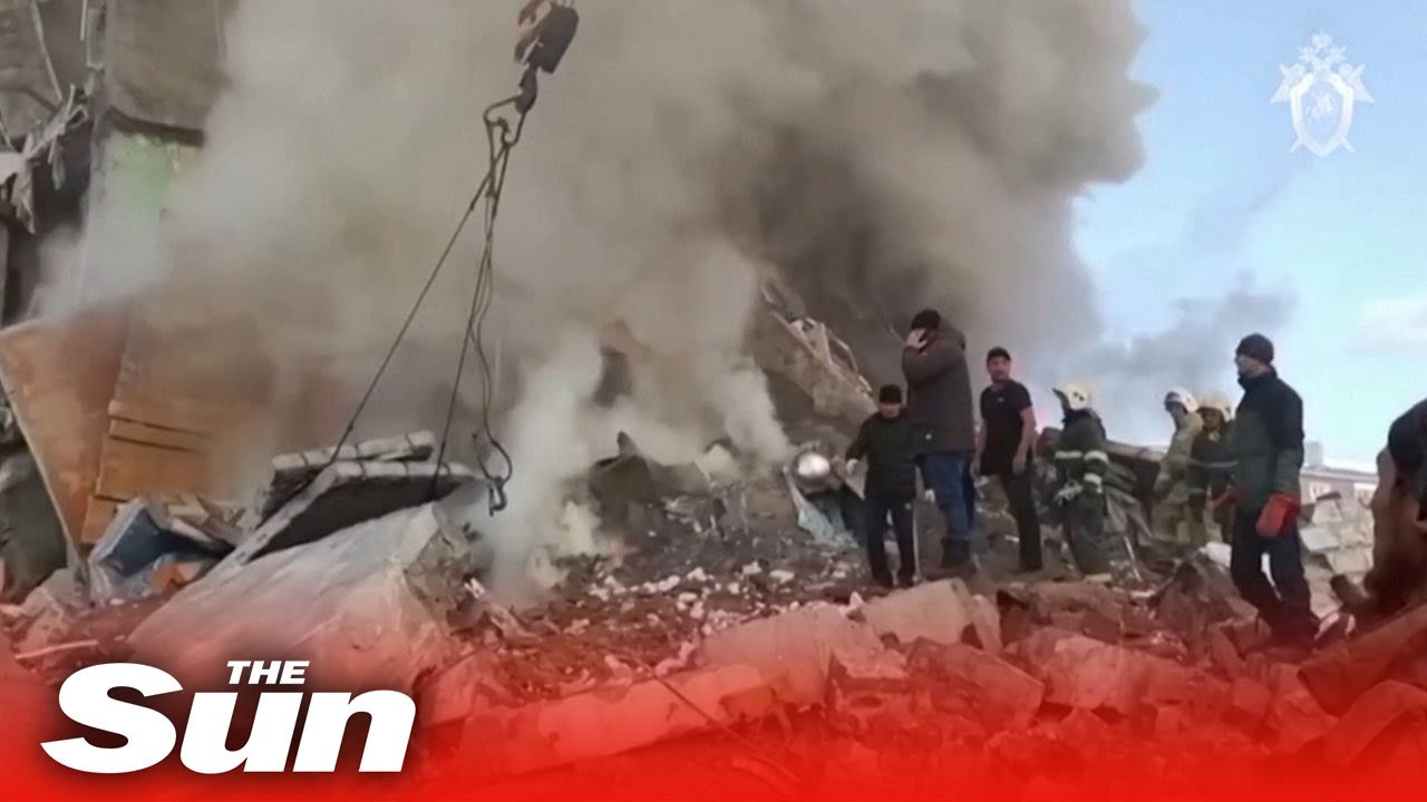 Nine found dead in the rubble in apartment block collapse in east ...