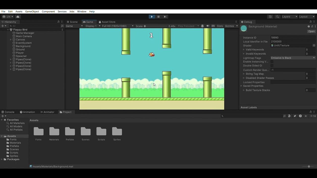 Free source code Flappy Bird với unity. Share free Unity game Flappy Bird source code. - YouTube