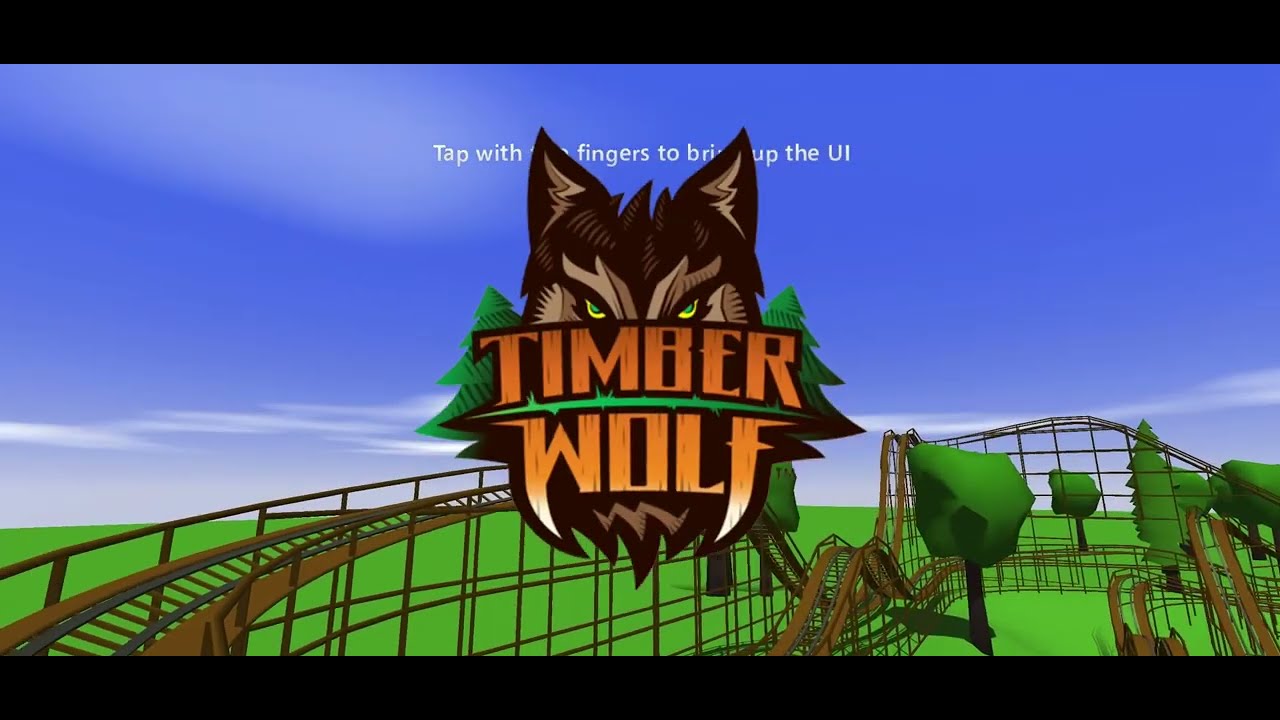 Timber Wolf recreation in Ultimate Coaster 2 - YouTube