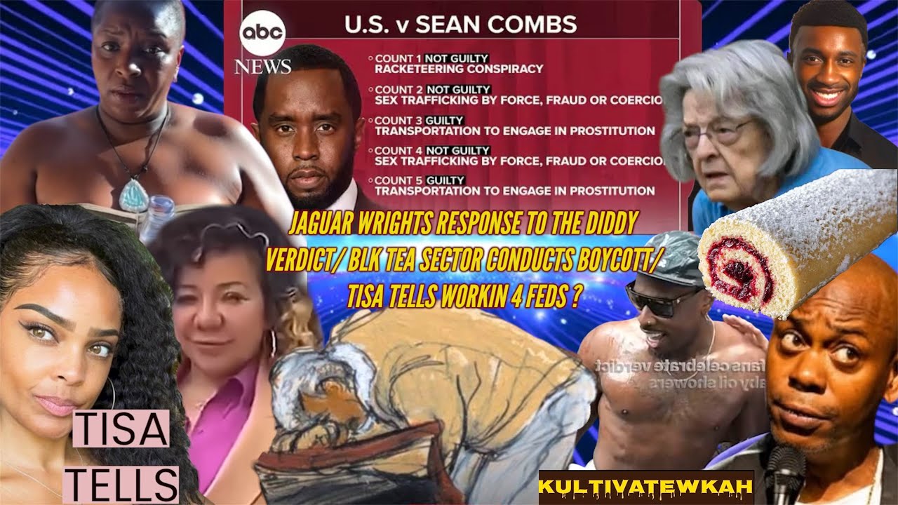 JAGUAR WRIGHTS RESPONSE TO DIDDY VERDICT/ TISA TELLS WORKIN WITH ...