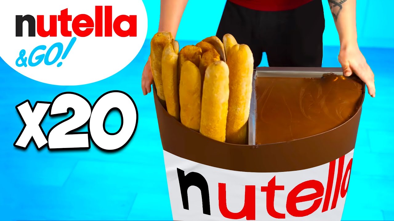 Giant Nutella Go | How to Make The World’s Largest DIY Nutella Go by ...