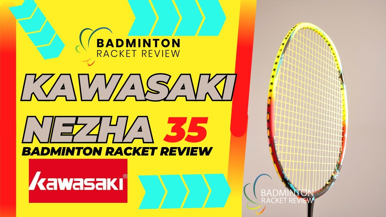 KAWASAKI NEZHER BADMINTON RACKET REVIEW - YouTube
