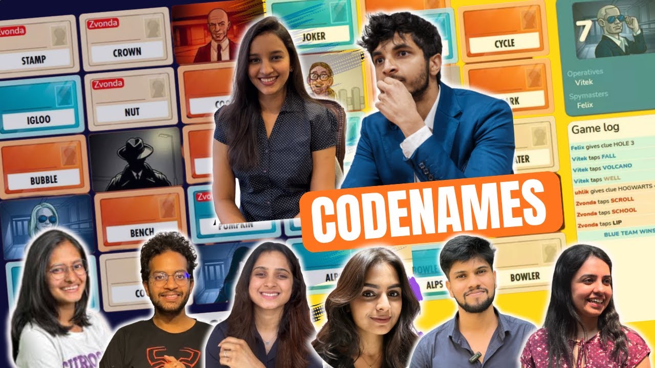 Playing Codenames with @areypatahai and Friends! - YouTube