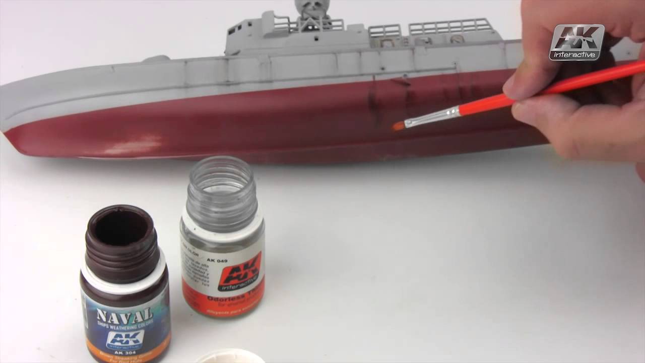 AK304 BROWN STREAKING GRIME FOR RED HULLS - YouTube