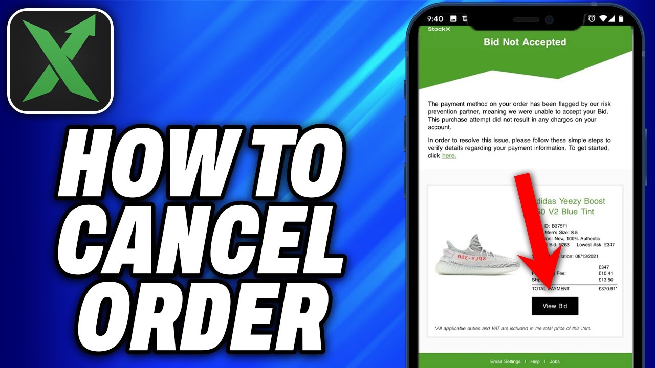 How To Cancel A Stockx Order (2025) - Easy Fix - YouTube