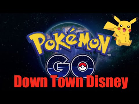 Pokemon Go - Downtown Disney Southern California - YouTube
