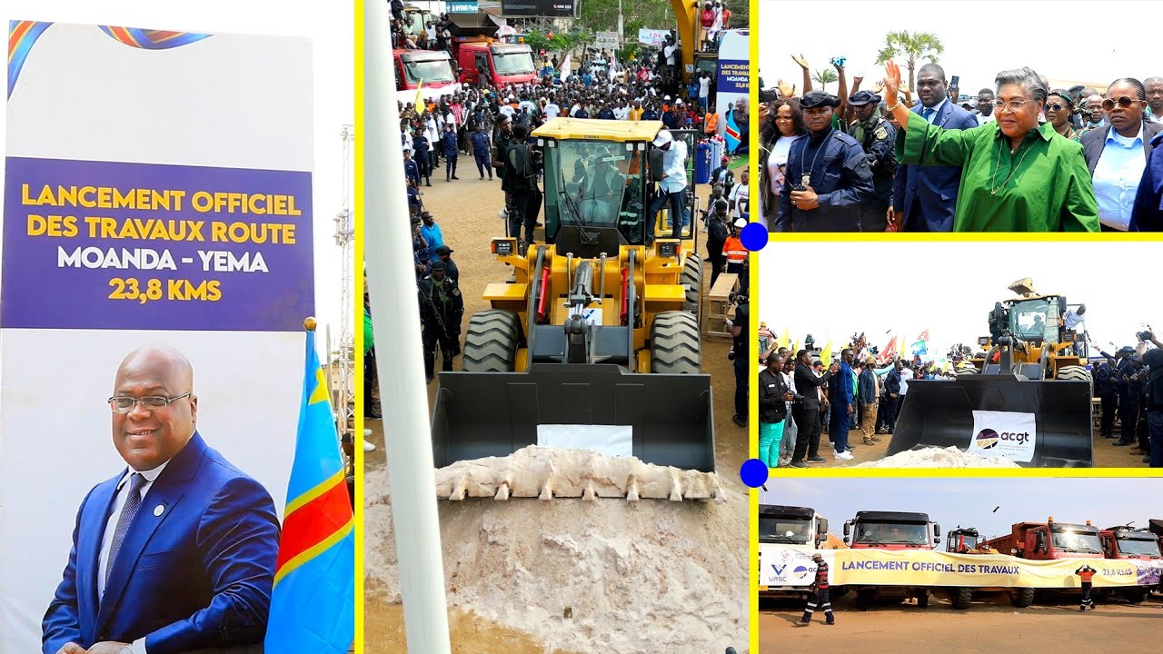 KONGO CENTRAL : 23,8 KM ENTRE MUANDA & YEMA, LANCEMENT OFFICIEL DES ...
