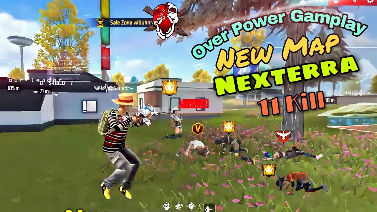New Map NEXTERRA Over Power Gameplay 11 kill record 🔥| Must Watch ...