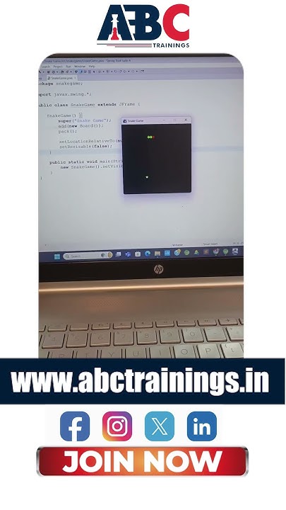 MAKING OF SNAKE GAME USING JAVA - YouTube