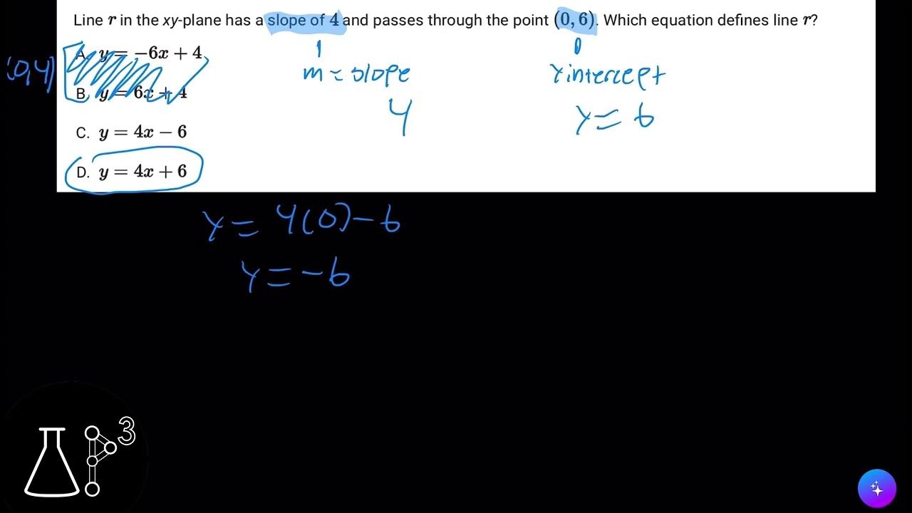 SAT Math Prep: Linear equations in two variables - YouTube