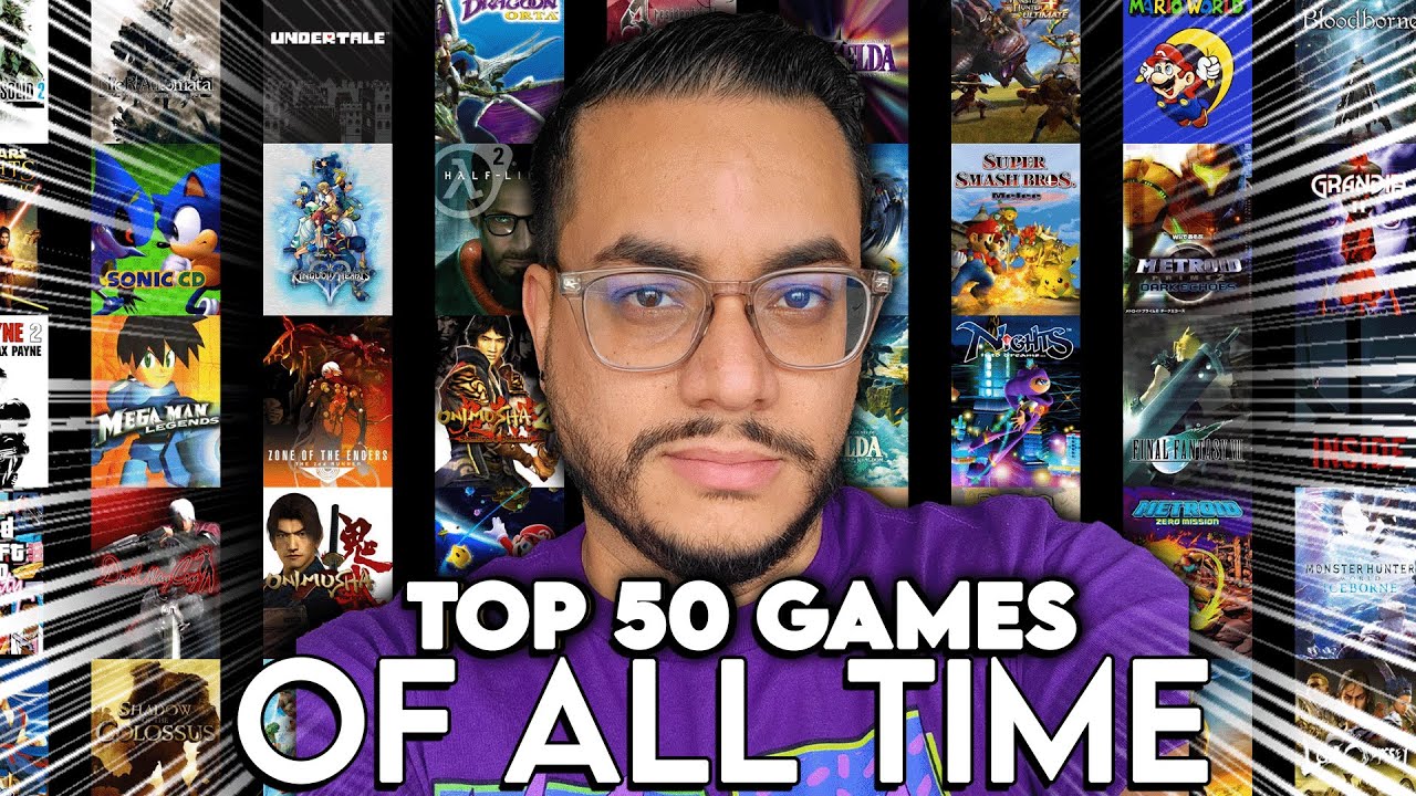 My DEFINITIVE Top 50 Games of ALL TIME - YouTube