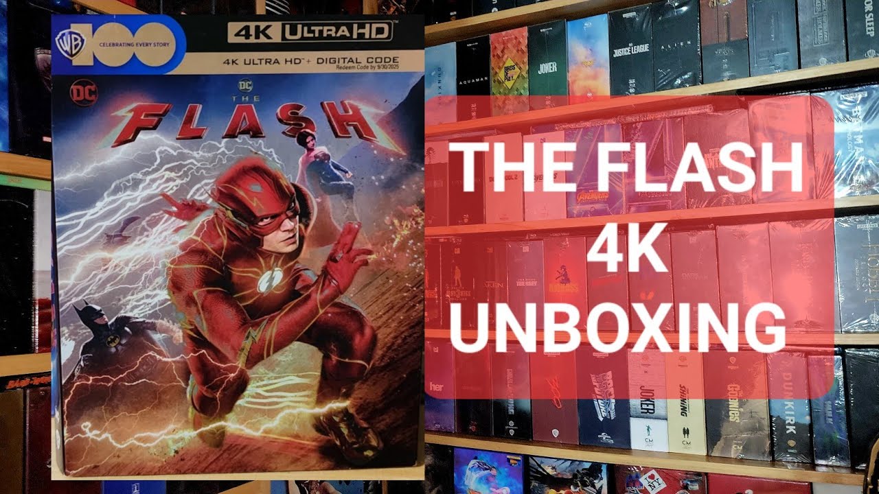 THE FLASH 4K ULTRA HD UNBOXING + MENU - YouTube