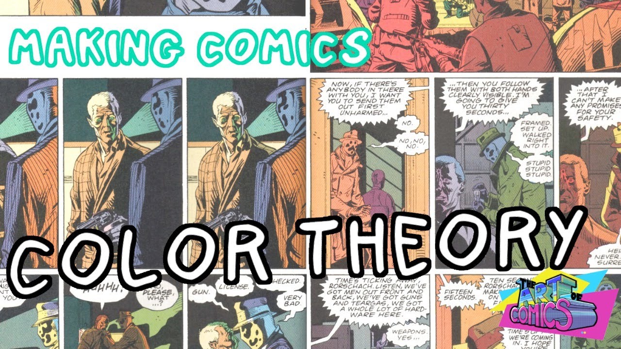 Color Theory - Swatches for comic book | Art of Comics Epi 215 - YouTube