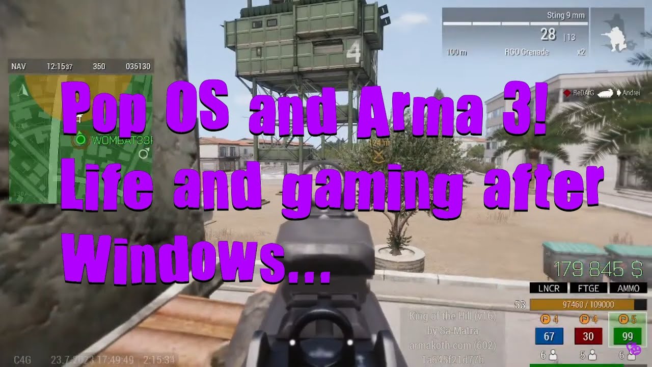 Pop_ OS Test Arma 3! - YouTube