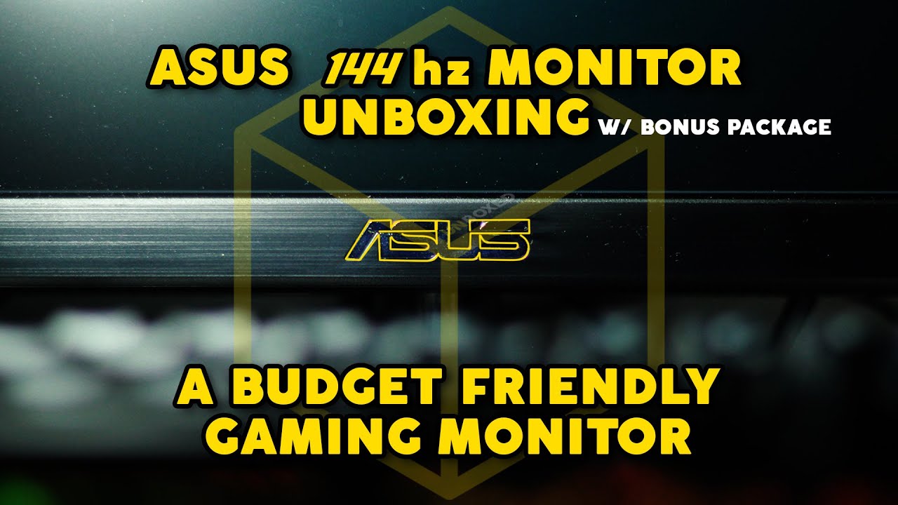 Unboxing ASUS VP249QGR 144hz, FHD, IPS Panel Monitor - YouTube
