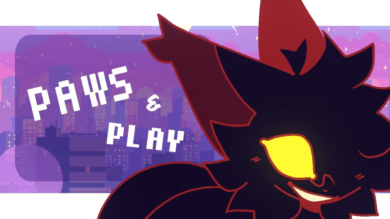 PAWS & PLAY // Animation meme (flipaclip) - YouTube