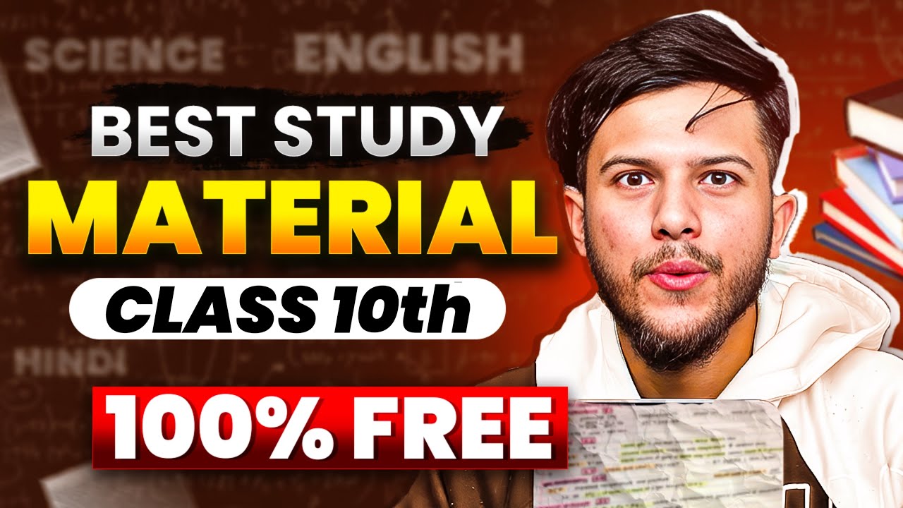 Free Study Material 🔥for Class 10 Boards Exams (2024-2025) | Topper's Secret Study material 😍 ...