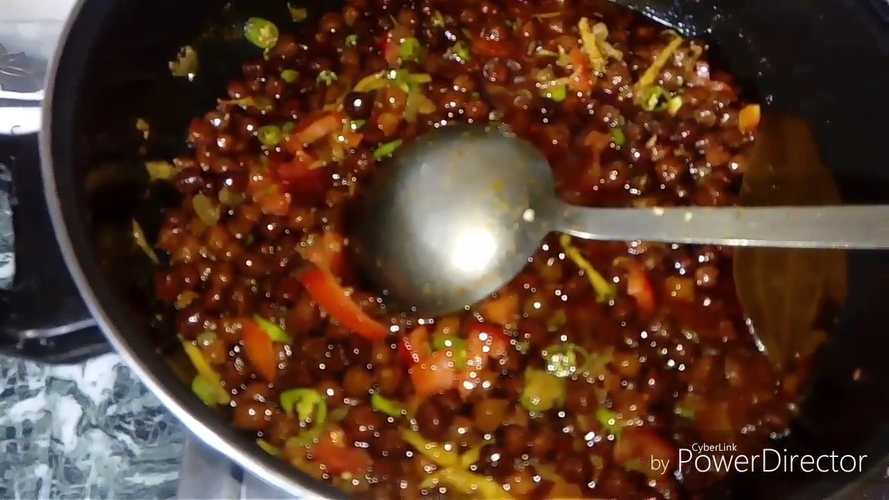 Kala chole recipe - YouTube