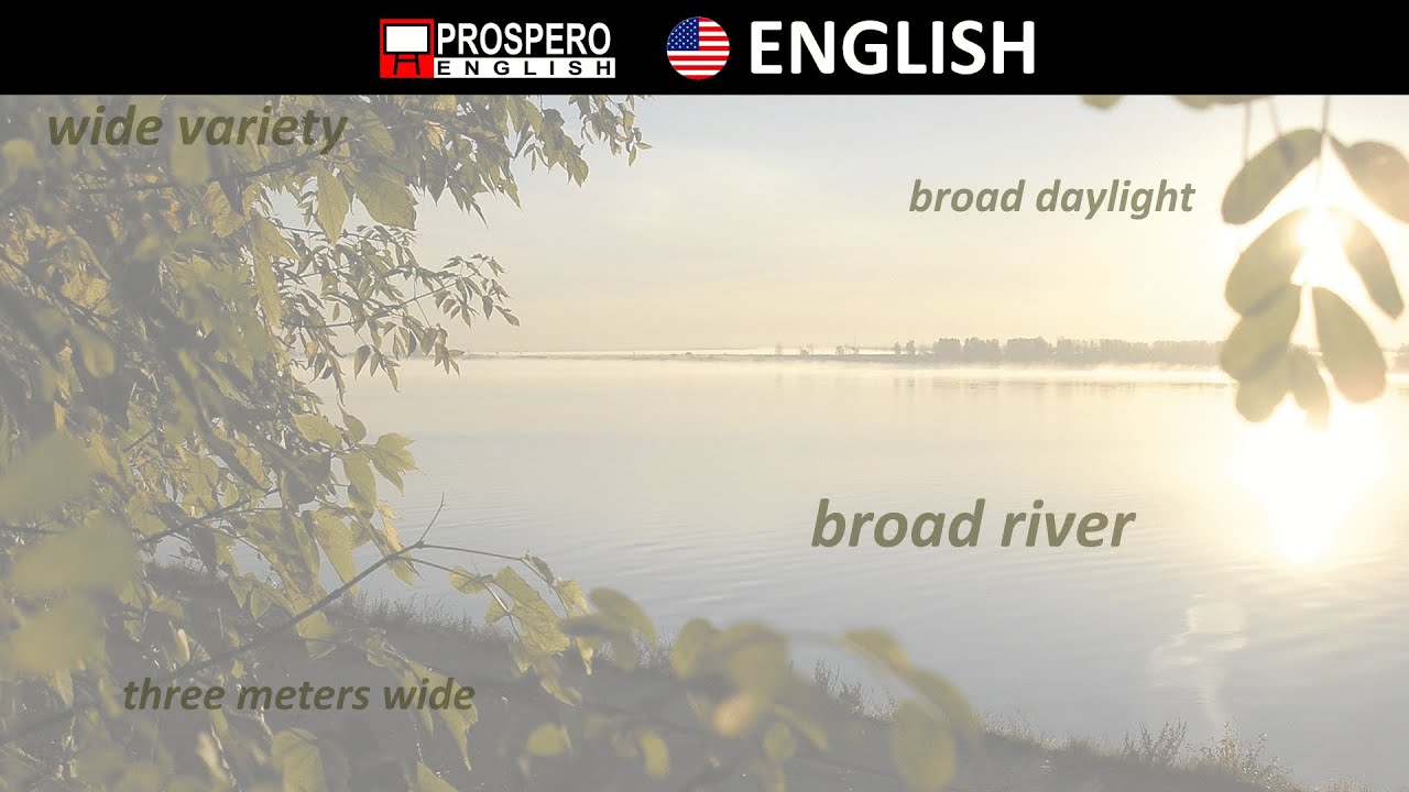 WIDE vs BROAD - YouTube