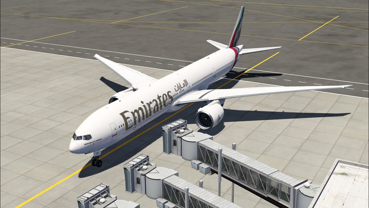 AeroflyFS Global - Boeing 777-300ER Pre-flight, Engine Start, Taxi and Takeoff Tutorial. - YouTube