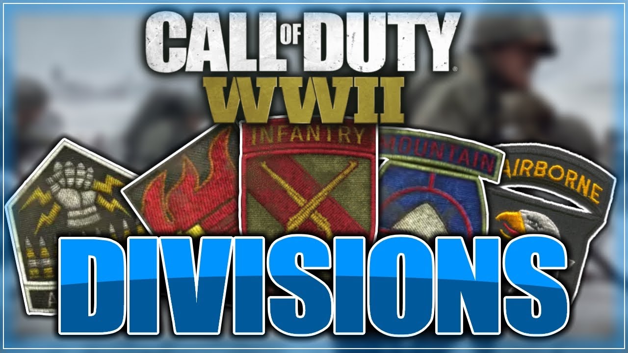 What are Divisions? | Call of Duty WW2 (Multiplayer) - YouTube