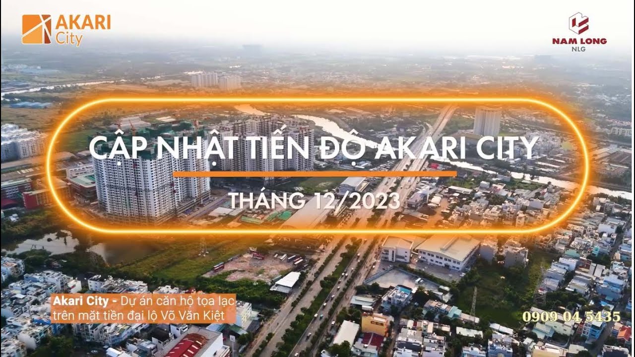 Cập nhật tiến độ Akari City Phase 2 tháng 12/2023 - YouTube