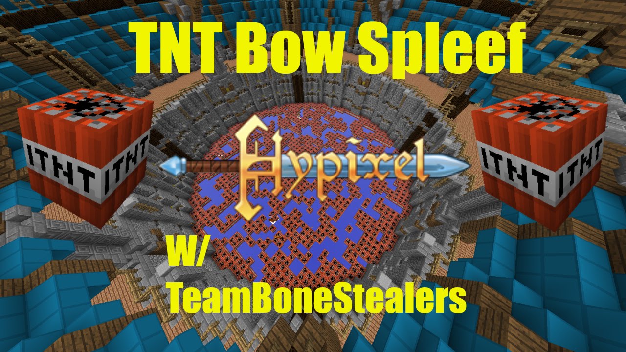[Minecraft] TNT Bow Spleef on the Hypixel Server- Ep 1- The Bow is a No ...