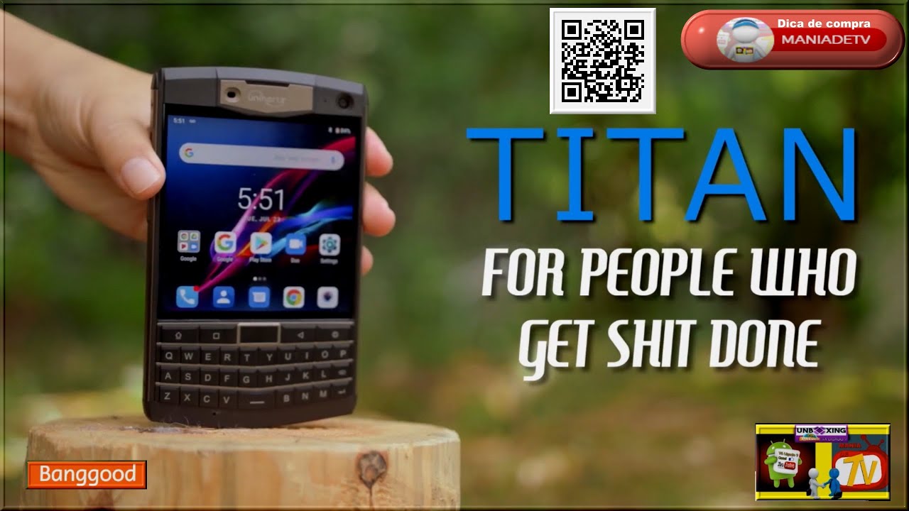 Conheça: UNIHERTZ Titan QWERTY 4G SmartPhone（Dual SIM Dual Standby ...